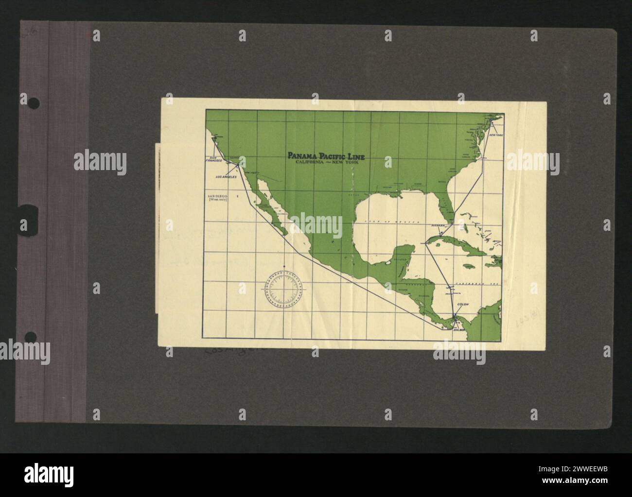 Description: Panama Pacific Line. New York - California Location ...
