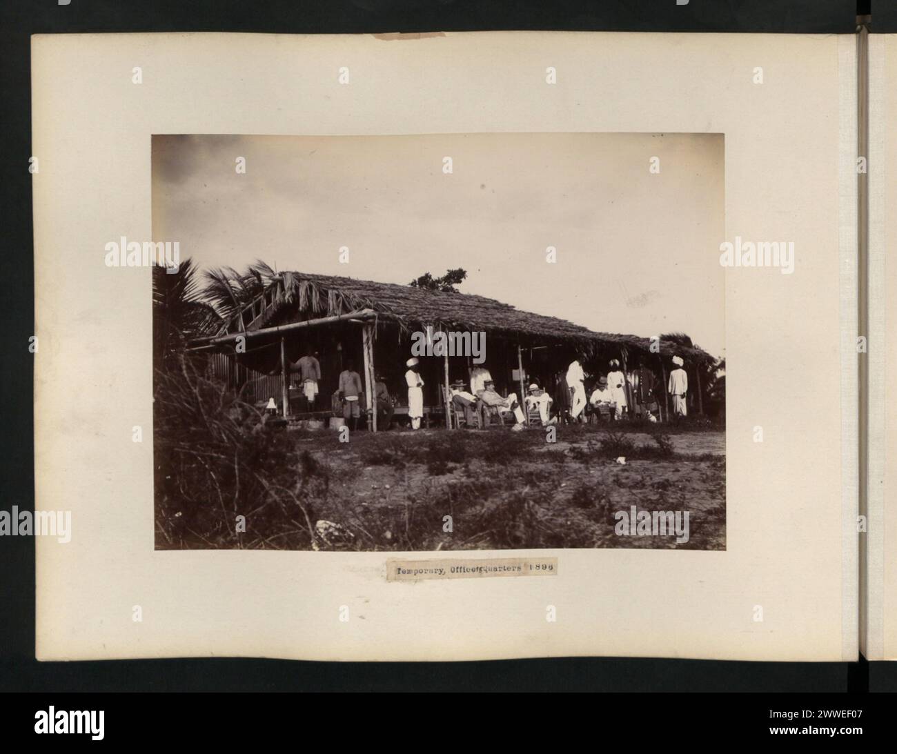Description: Temporary Officers Quarters 1896. Date: 1896 ugandarailway ...