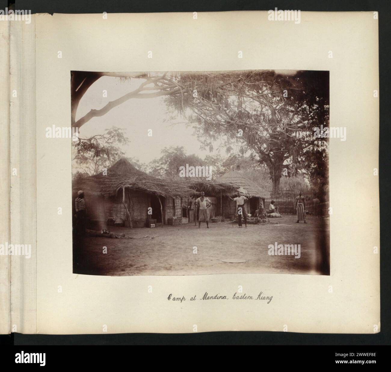 Description: Camp at Mandina, Eastern Kiang. Location: Mandina, Eastern ...