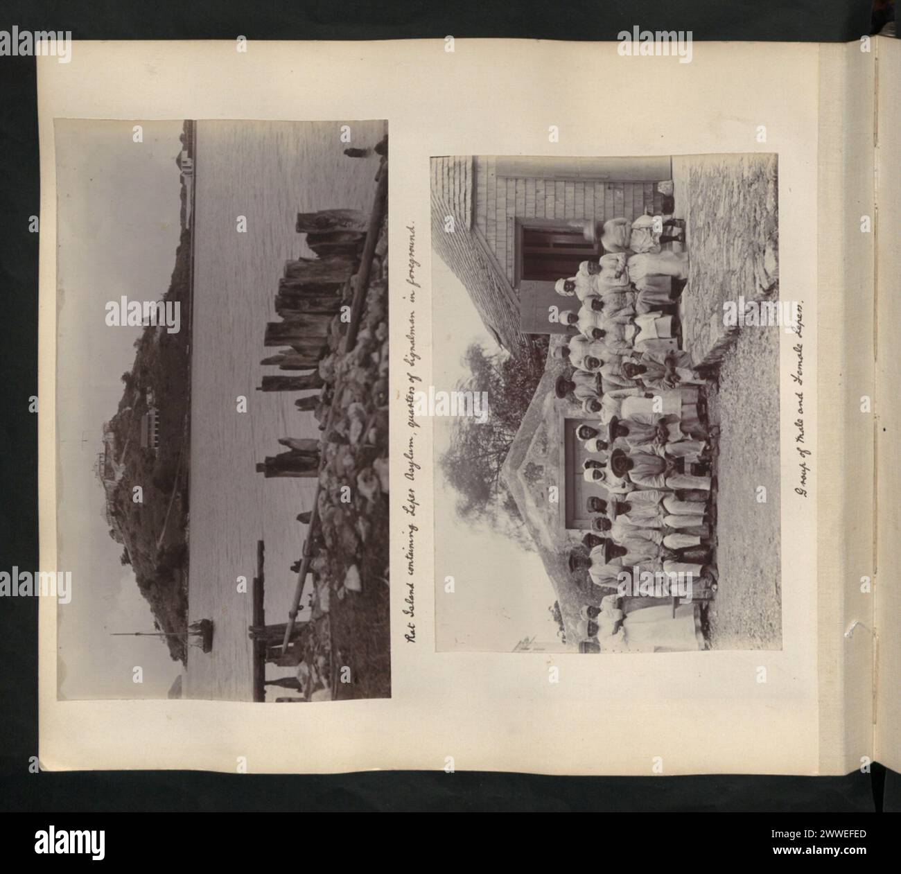 Rat Island in Antigua, Leeward Islands, 1880-1929, showing Leper Asylum ...