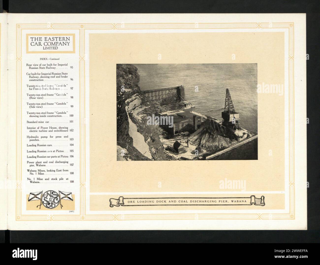 Photographs of the Eastern Car Company Limited in Wabana, Canada, 1916 ...