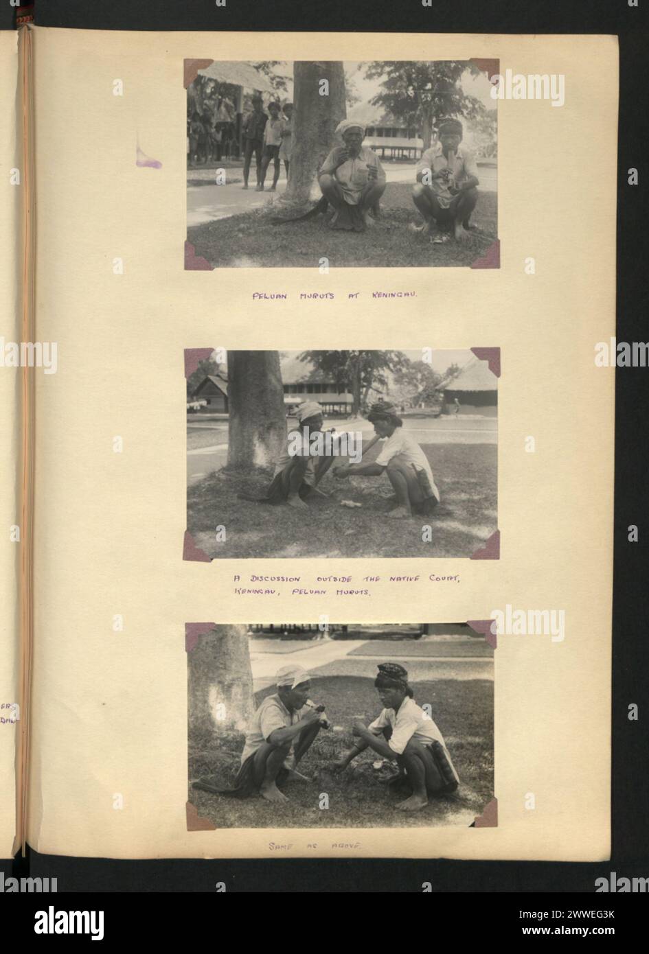 Description: Peluan Muruts at Keningau. Location: Keningau, Borneo Description: A discussion ...