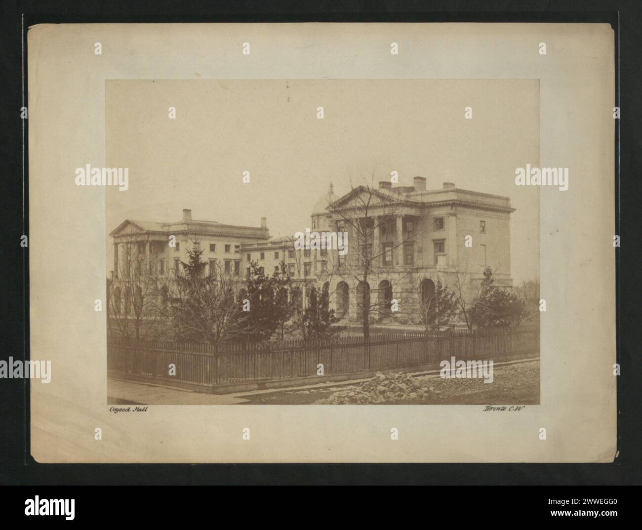 Description: Osgood Hall, Toronto C.W. Location: Toronto, Canada Date ...
