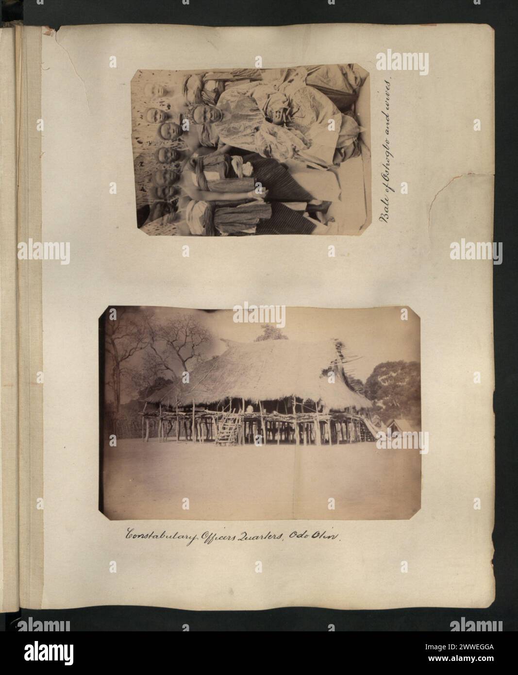 The Bale of Oshogbo and his wives are pictured alongside constabulary ...