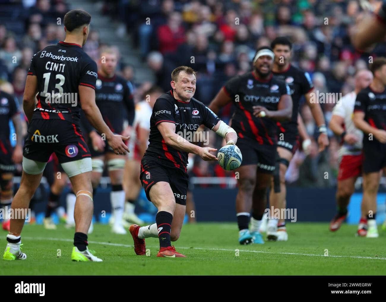 Tottenham Hotspur Stadium, London, UK. 23rd Mar, 2024. Gallagher ...