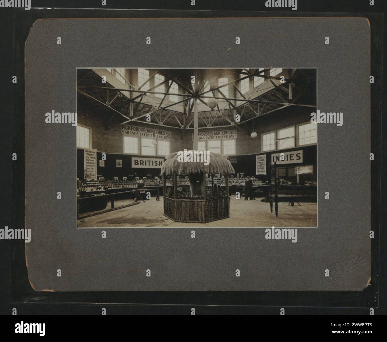 Description: West Indian Agricultural Conference display stands ...