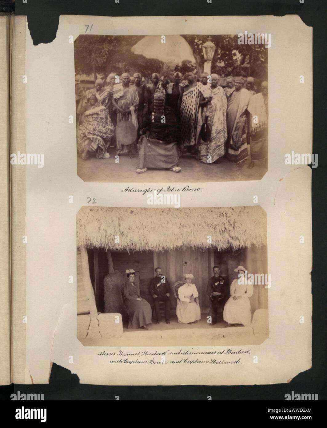 Description: Akarigbo of Jebu Remo. Description: Misses Thomas Hudson ...