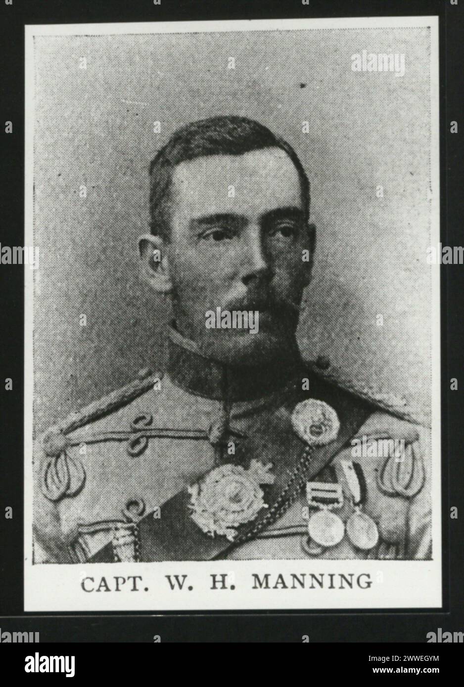 Description: Captain. W. H. Manning Photo taken from 'British Central ...