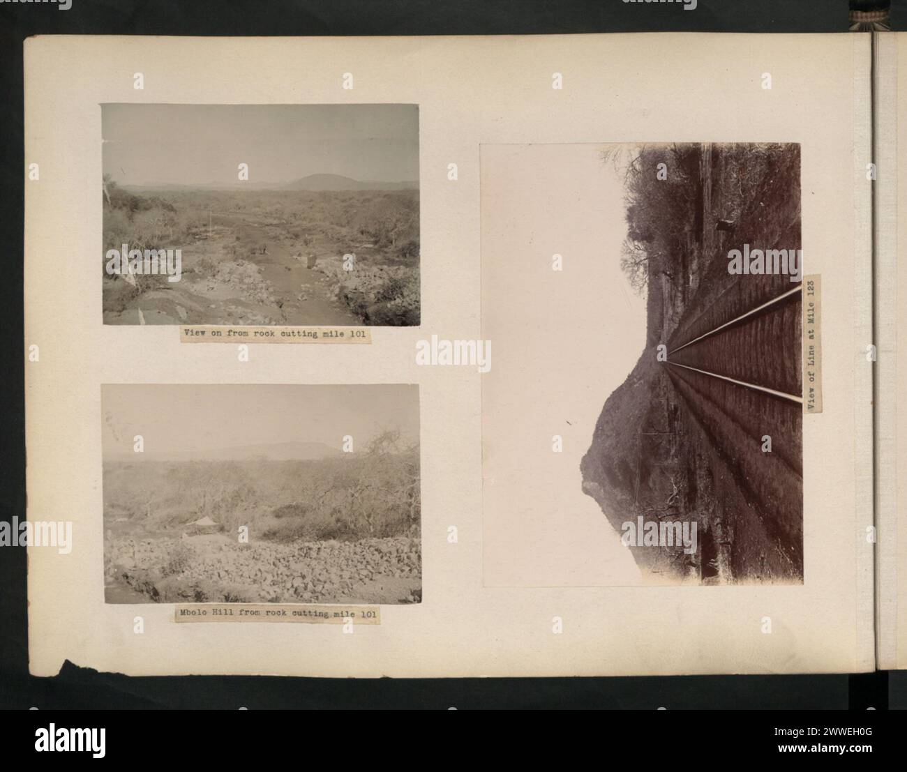 Description: View from rock outting mile 101 Description: Mbollo Hill ...