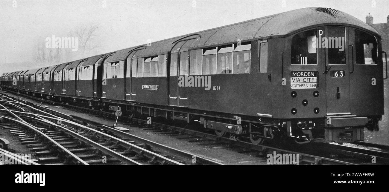 Northern line train london, transport, tube, londonunderground, forties ...