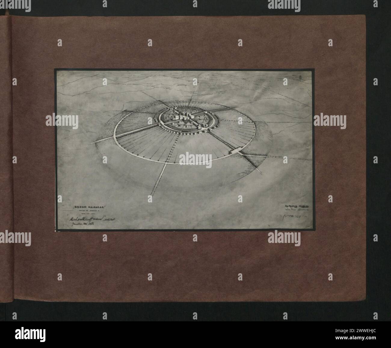 Description: Kefar Nahalal Location: Palestine Date: 1920-1929 Stock ...