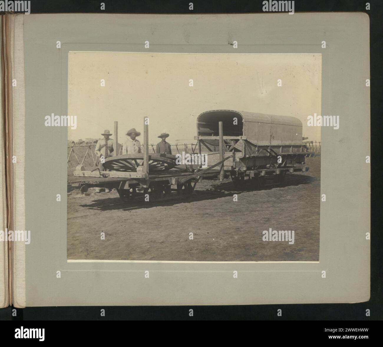 Description: Walfish Bay - Ox wagon ready for despatch No 9. Location ...