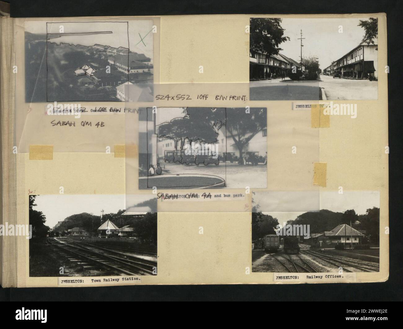 Description: Jesselton Town General View Location: Jesselton, Borneo ...