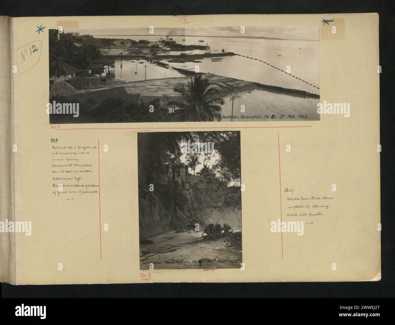 Description: Sandakan Reclamation. 30 Nov. 1922. Contract 96 in ...