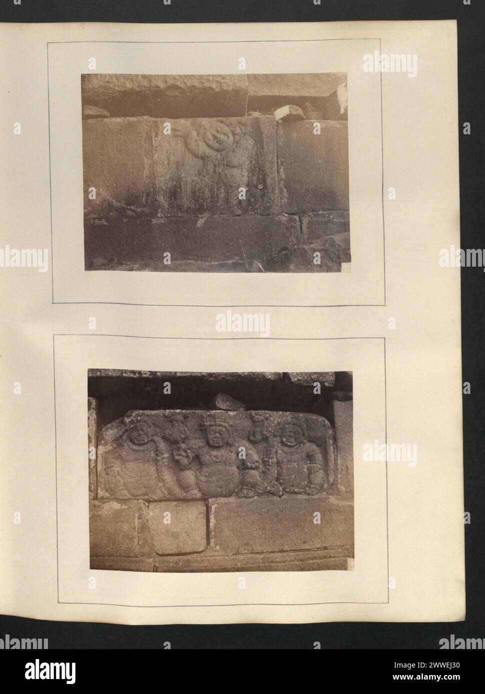 Description: Anuradhapura. The Isurumuniya. Mural sculpture on south ...