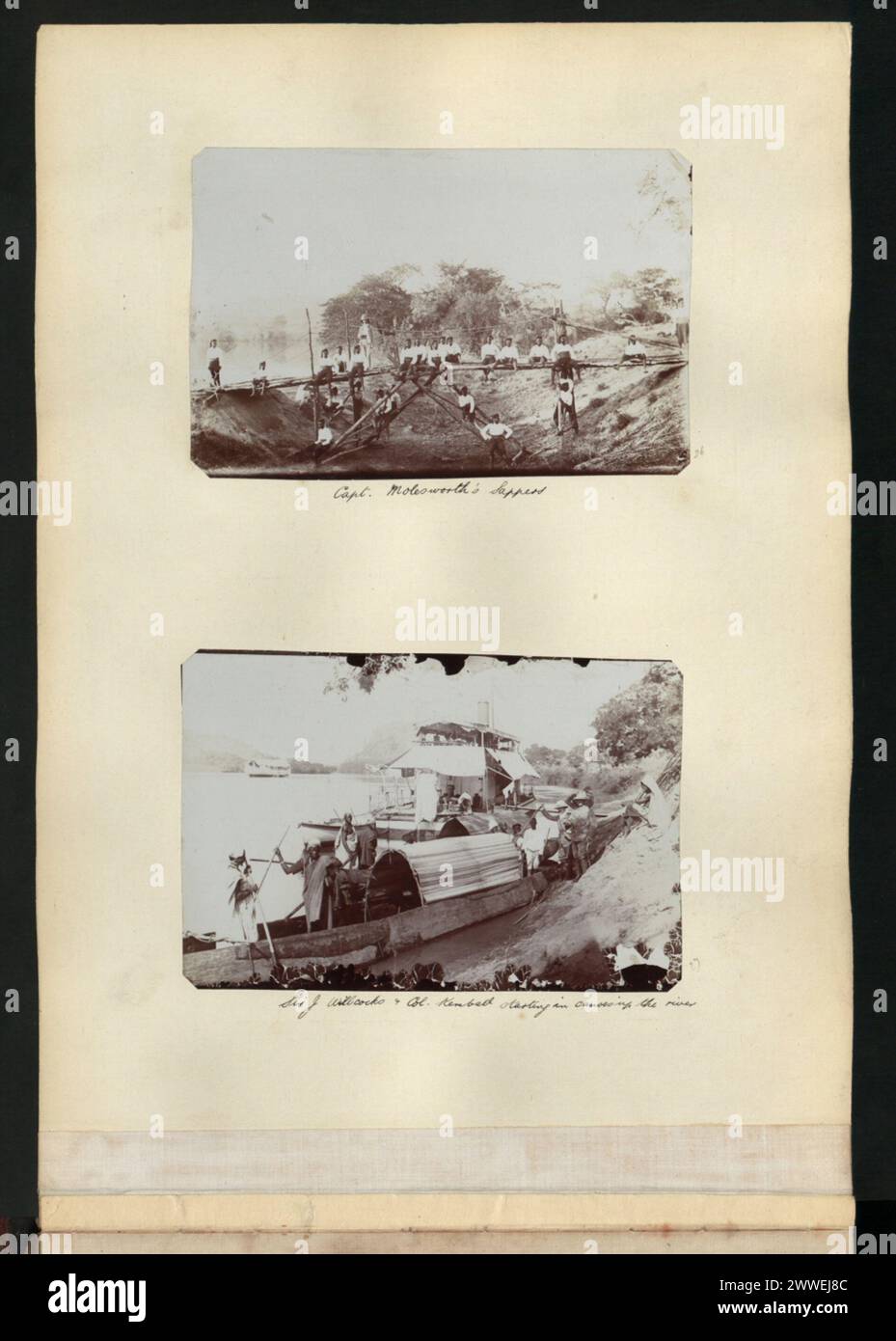 Description: Capt. Molesworth's Sapperd. Description: Sir J Willcocks ...