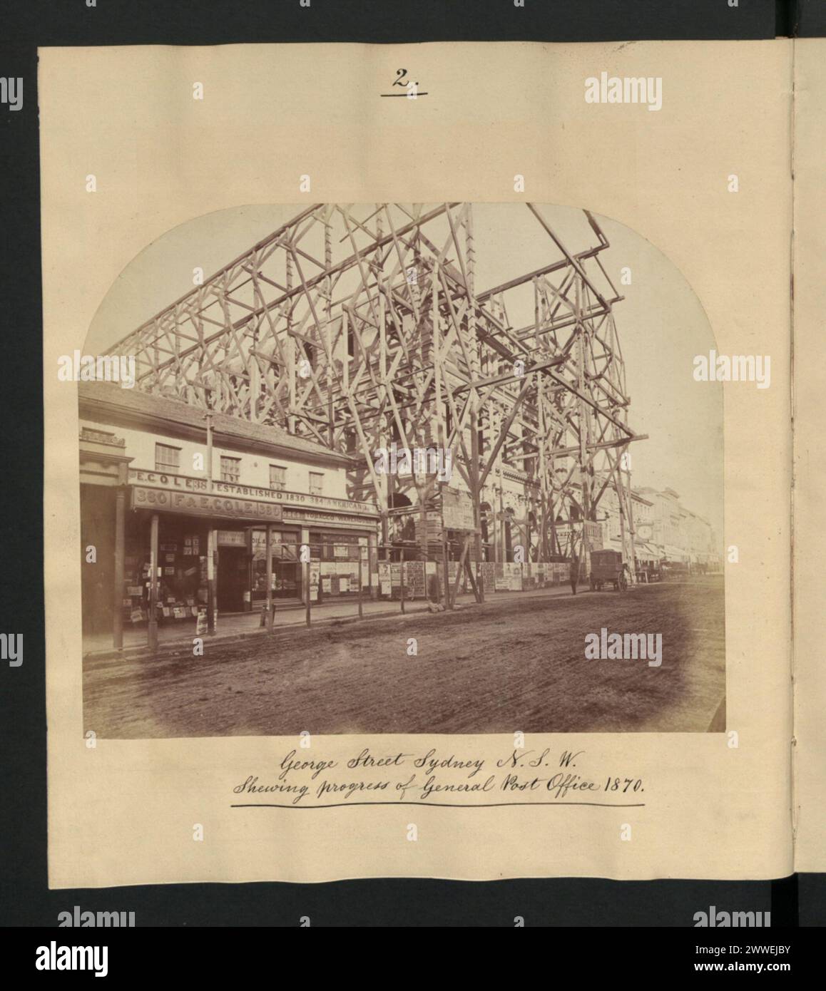 Description: General Post Office, Progress of 1870. Location: Sydney ...