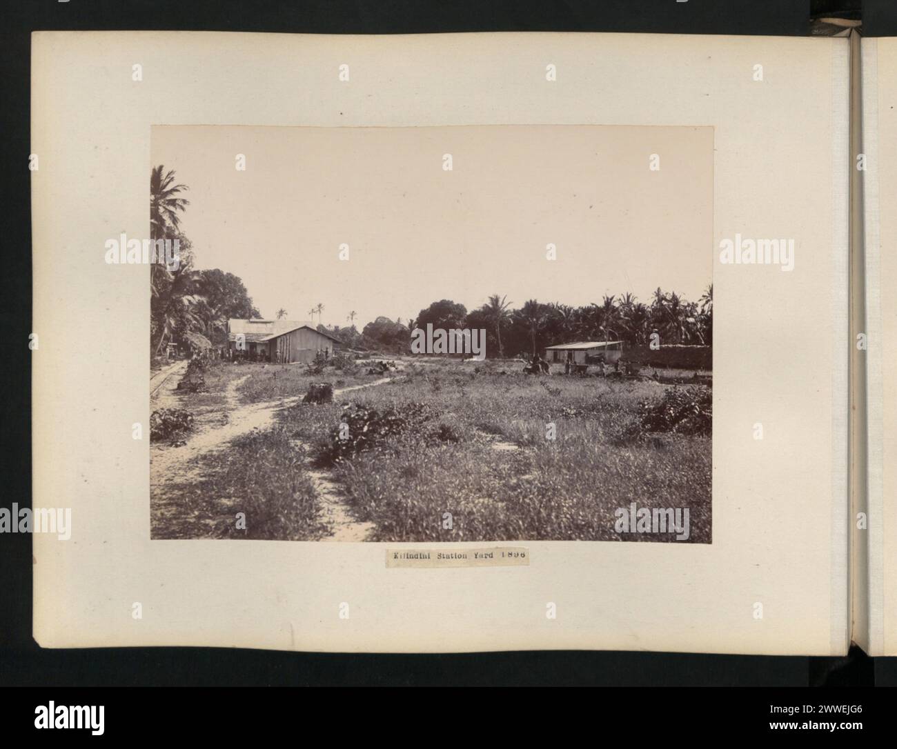 Description: Kilindini Station Yard 1896. Location: Kilindini Date ...