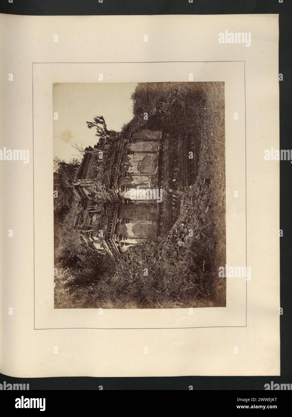 Description: Polonnaruwa. The Rankot Dagoba. Ruins of a structure ...