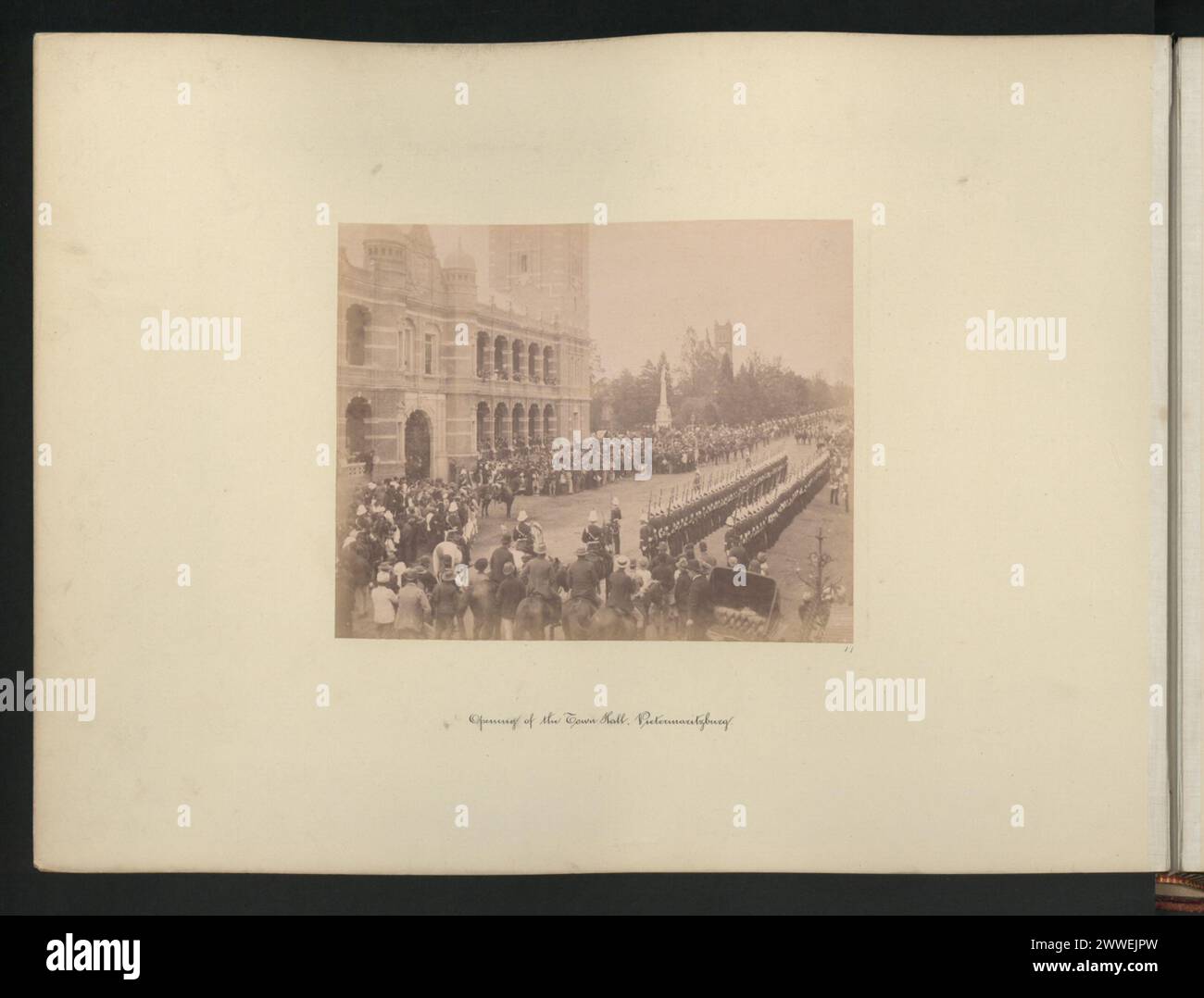 Description: Opening of the Town Hall, Pietermaritzburg. Location ...