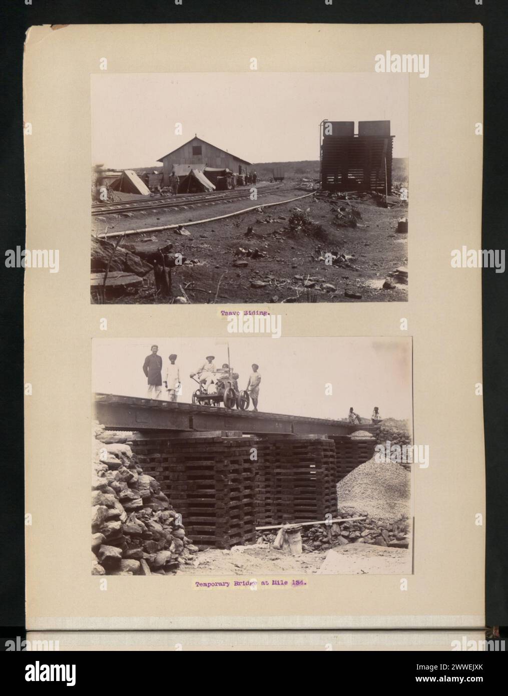Description: Tsavo Siding. Location: Tsavo Description: Temporary ...