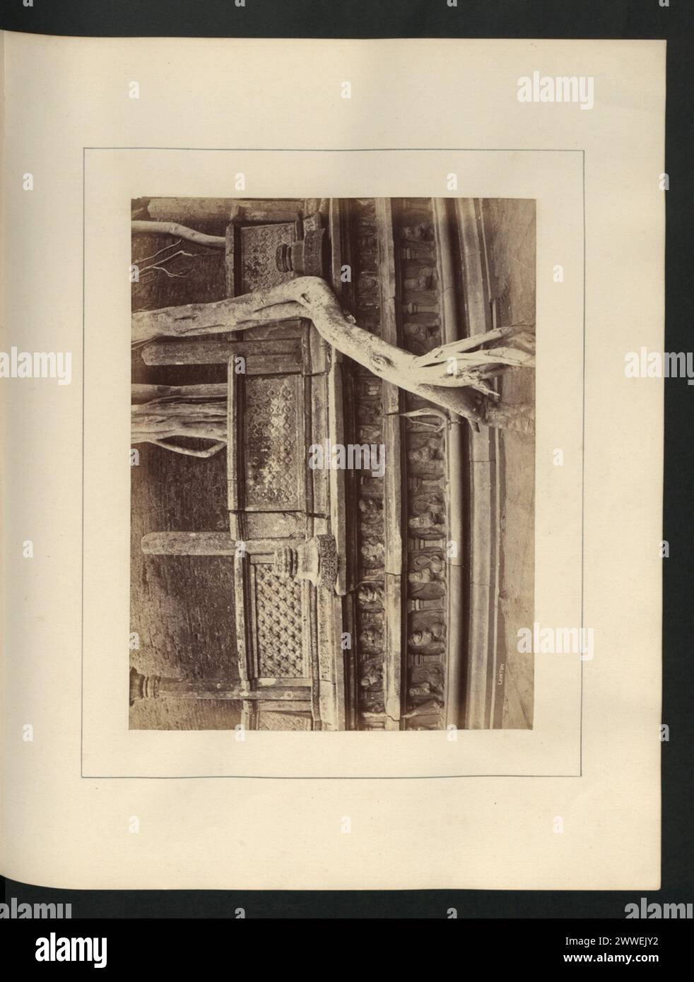 Sculptured podium and balustrade on the north-east face of Wata-dage in ...