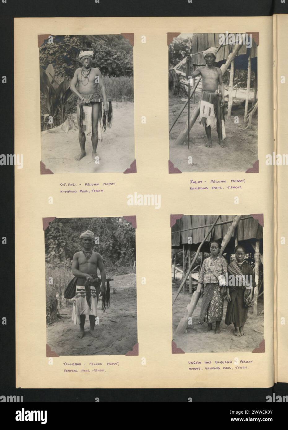 Description: O.T. Ansi. - Peluan Murut, Kampong Pahl, Tenom. Location ...