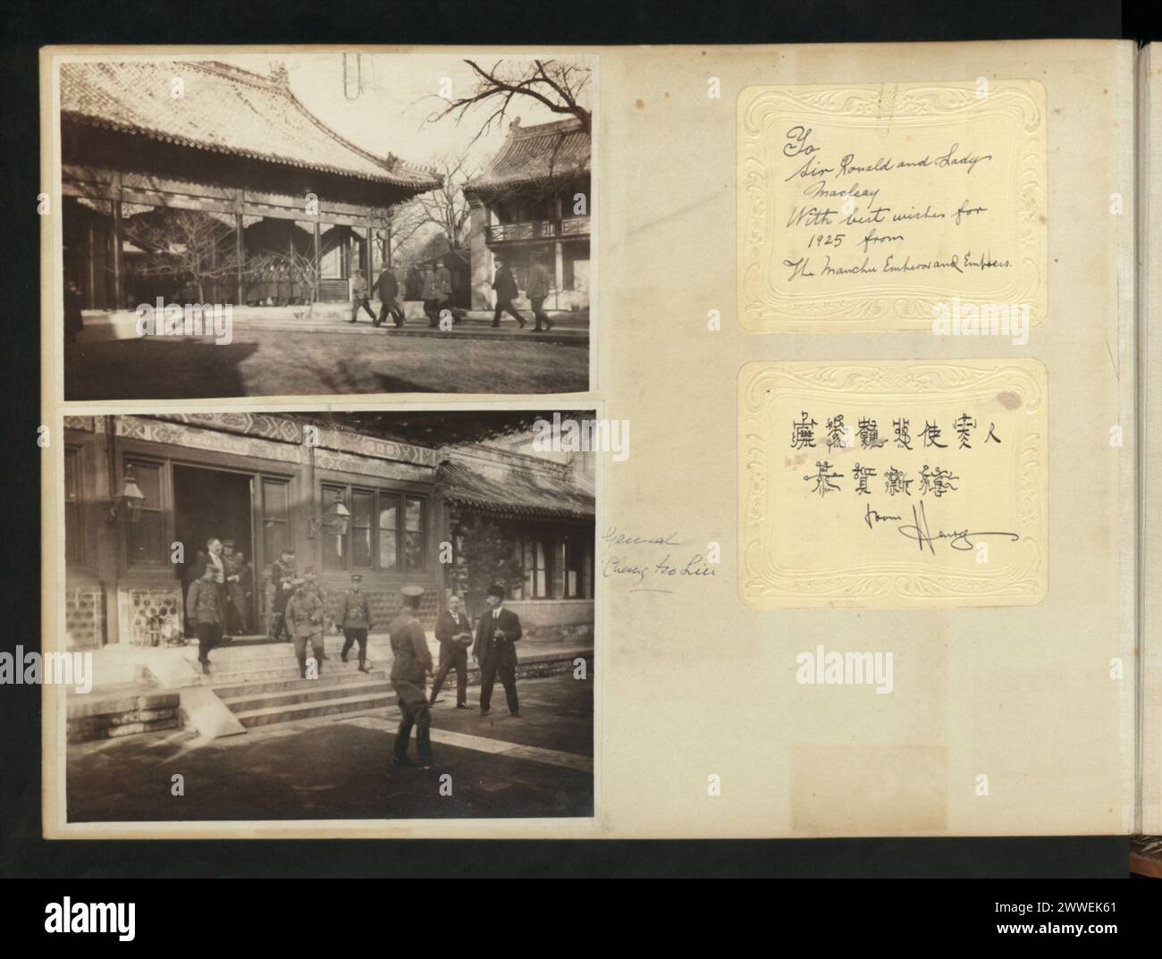 Description: To Sir Ronald and Lady Macleay. With best wishes for 1925 ...