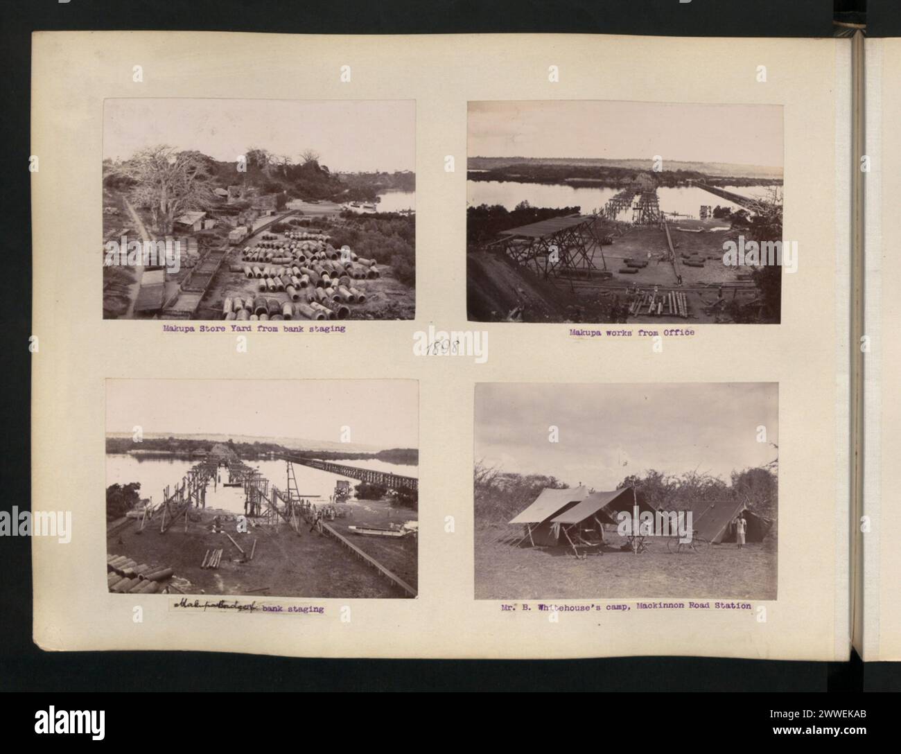 Makupa Store Yard and works, including bridge and office from bank ...