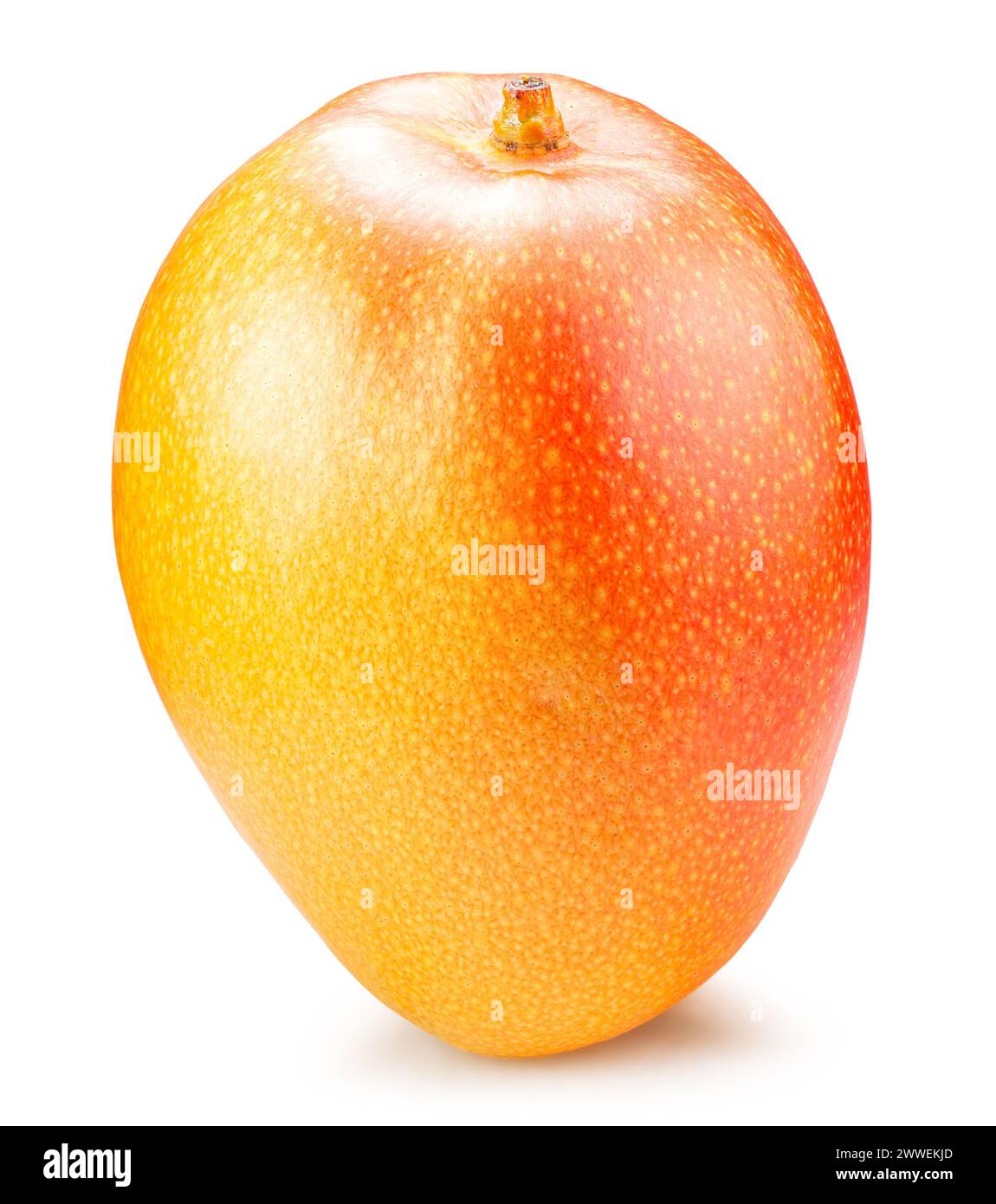 tasty mango isolated on the white background. Clipping path Stock Photo ...