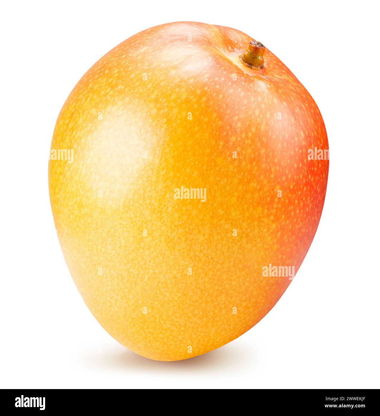 tasty mango isolated on the white background. Clipping path Stock Photo ...