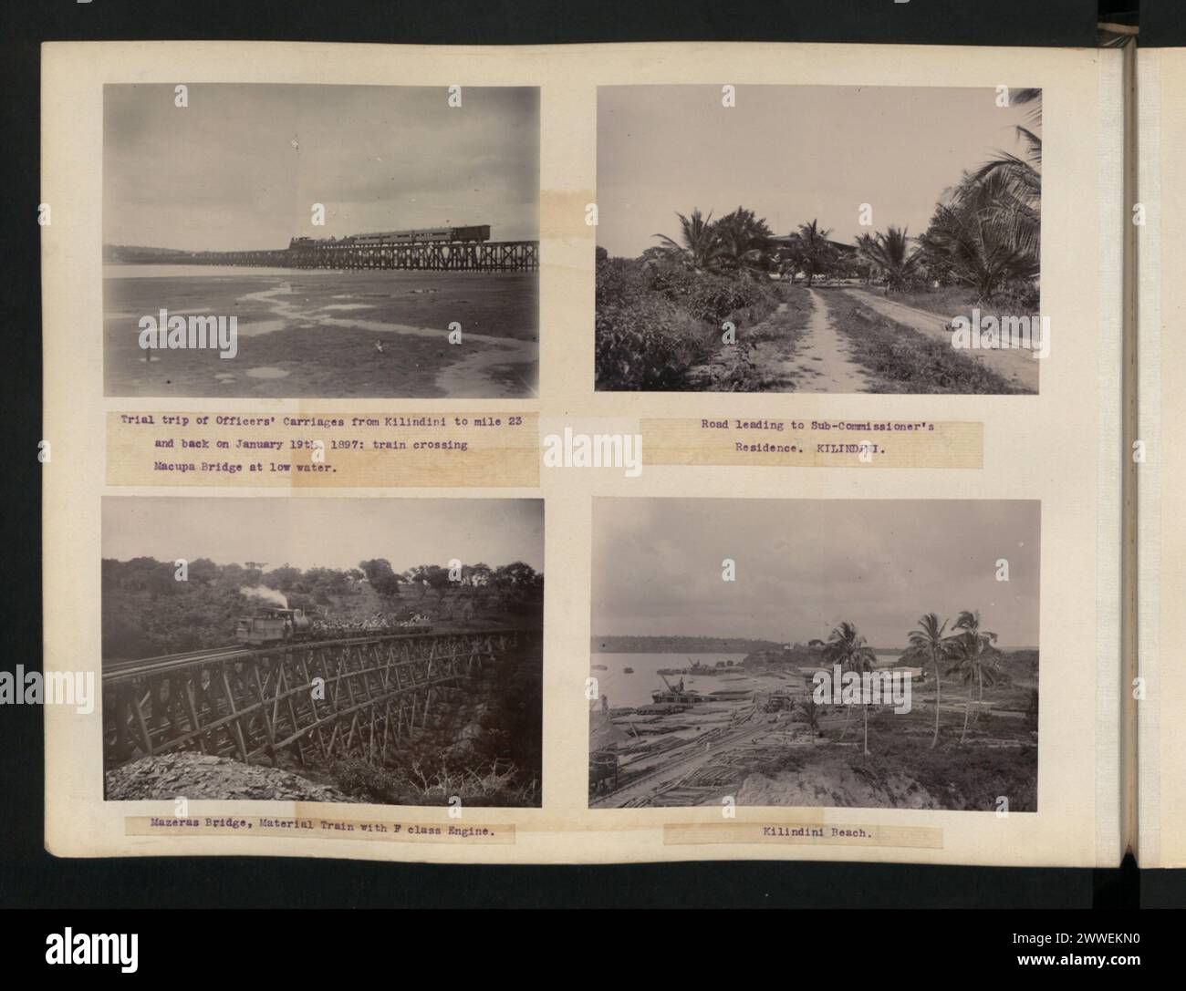 On January 19, 1897, a trial trip of officers' carriages was conducted ...