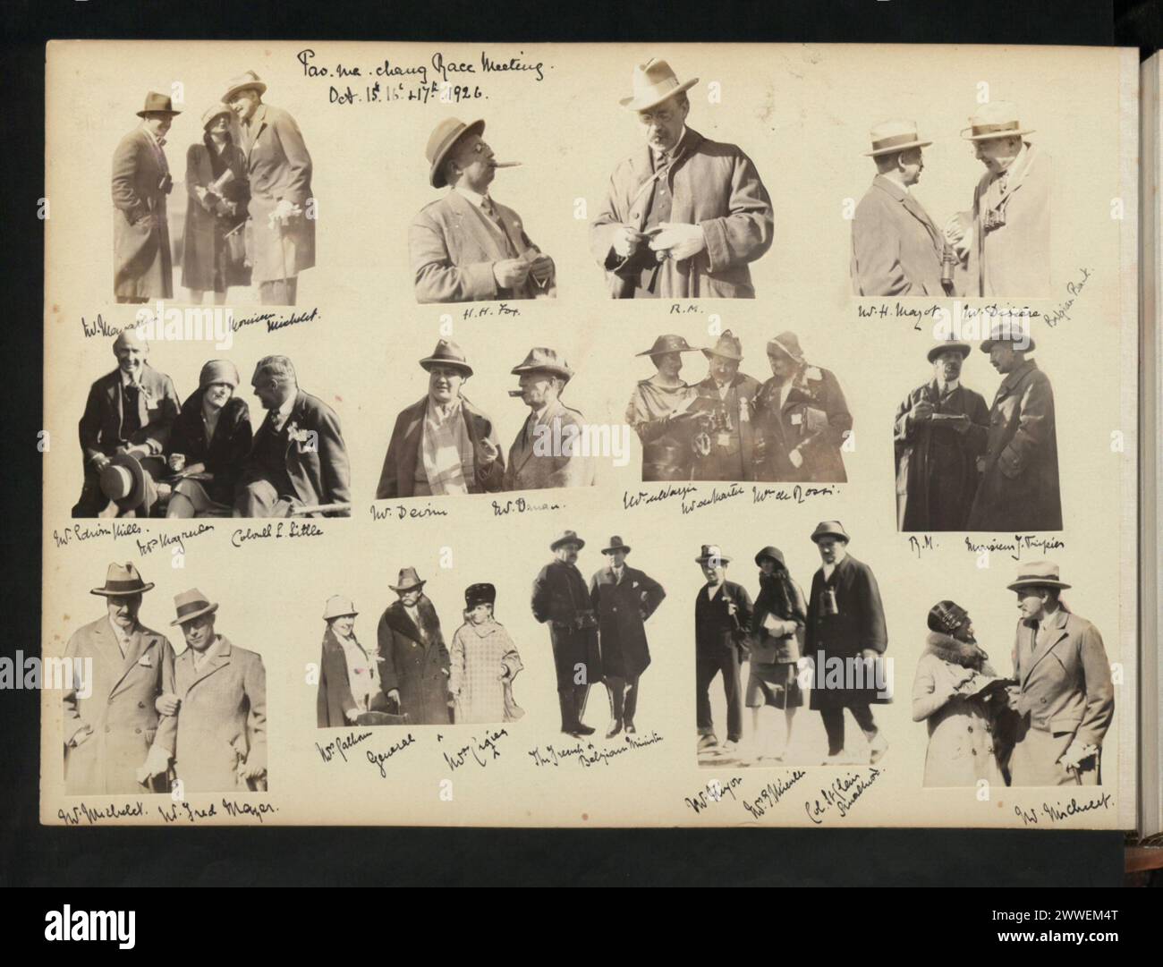 Description: Pao ma chang Race Meeting. Oct.15th.16th.17th. 1926. Date ...