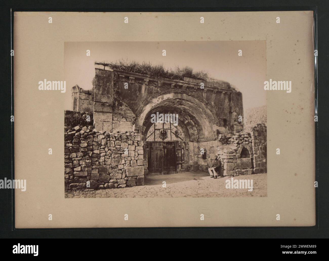 Prison de St Pierre in Jerusalem, Palestine, operating in the period ...