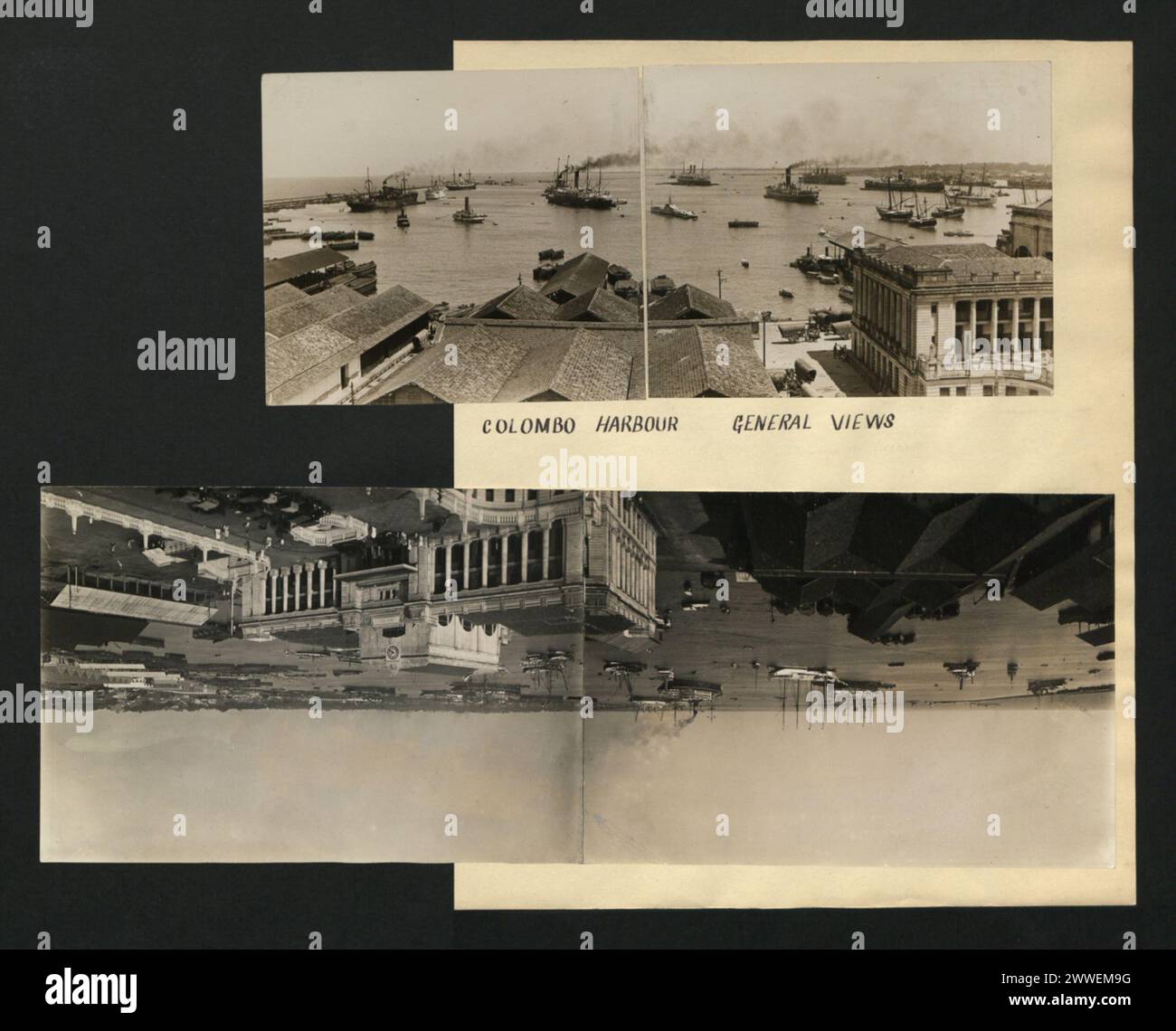 Description: Colombo Harbour general views. Location: Colombo, Ceylon ...