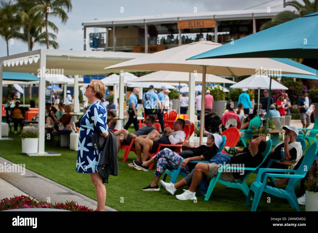 Miami open 2024 tennis fans hi-res stock photography and images - Alamy