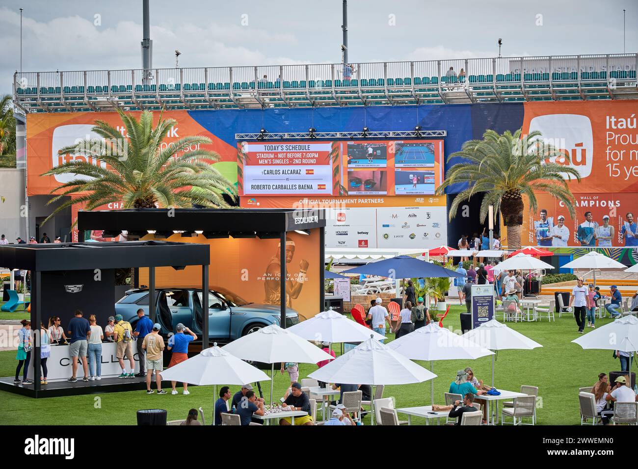 Miami Gardens, Florida, USA. 23rd March 2024. 2024 Miami Open Walk ...