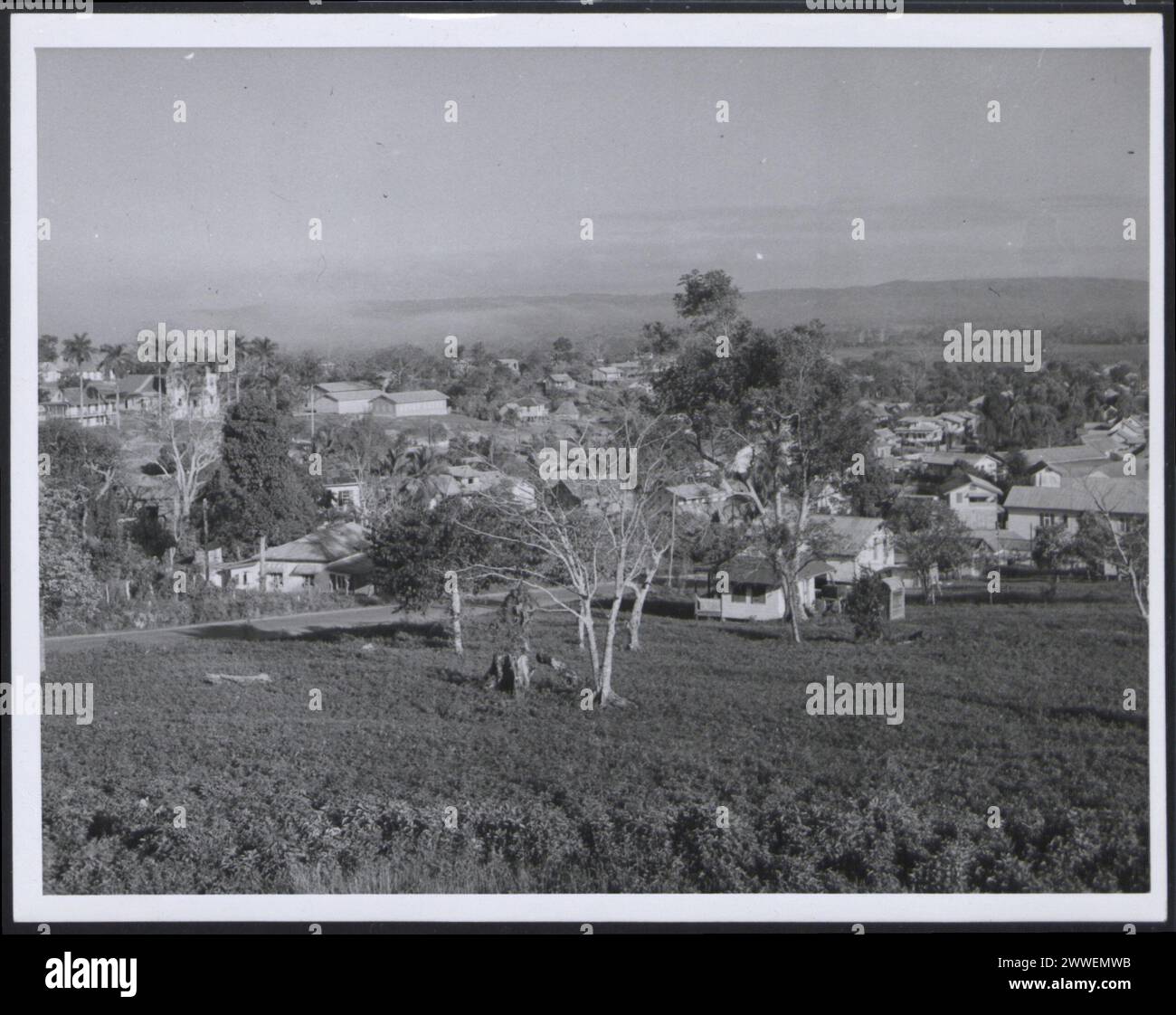 Description: British Honduras. 'General view of El Cayo de San Iganoio ...