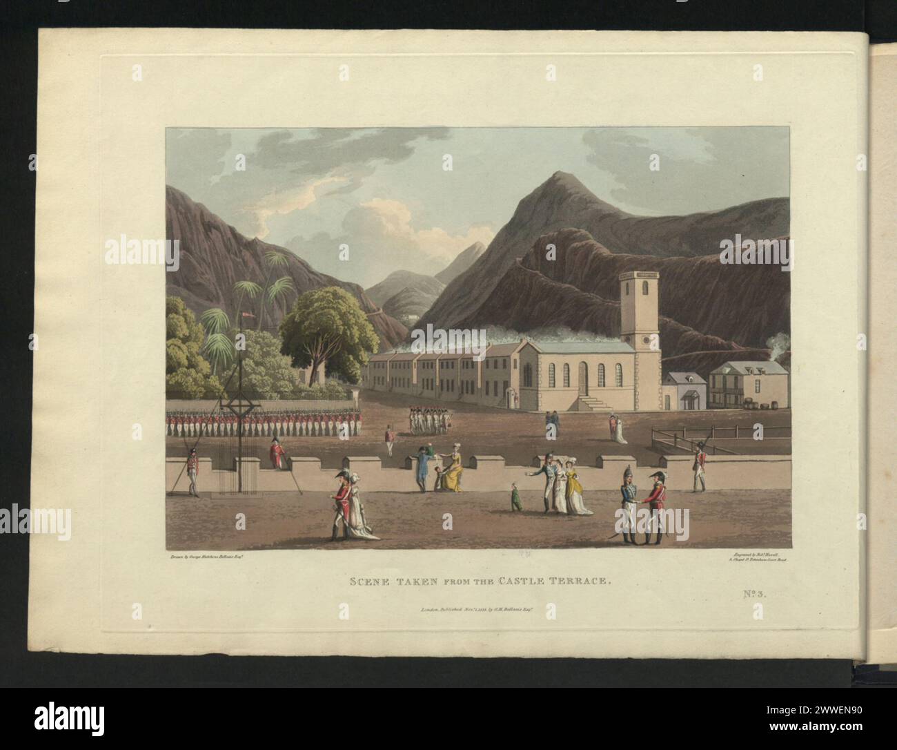 Description: Scene taken from the Castle Terrace. Location: St Helena ...