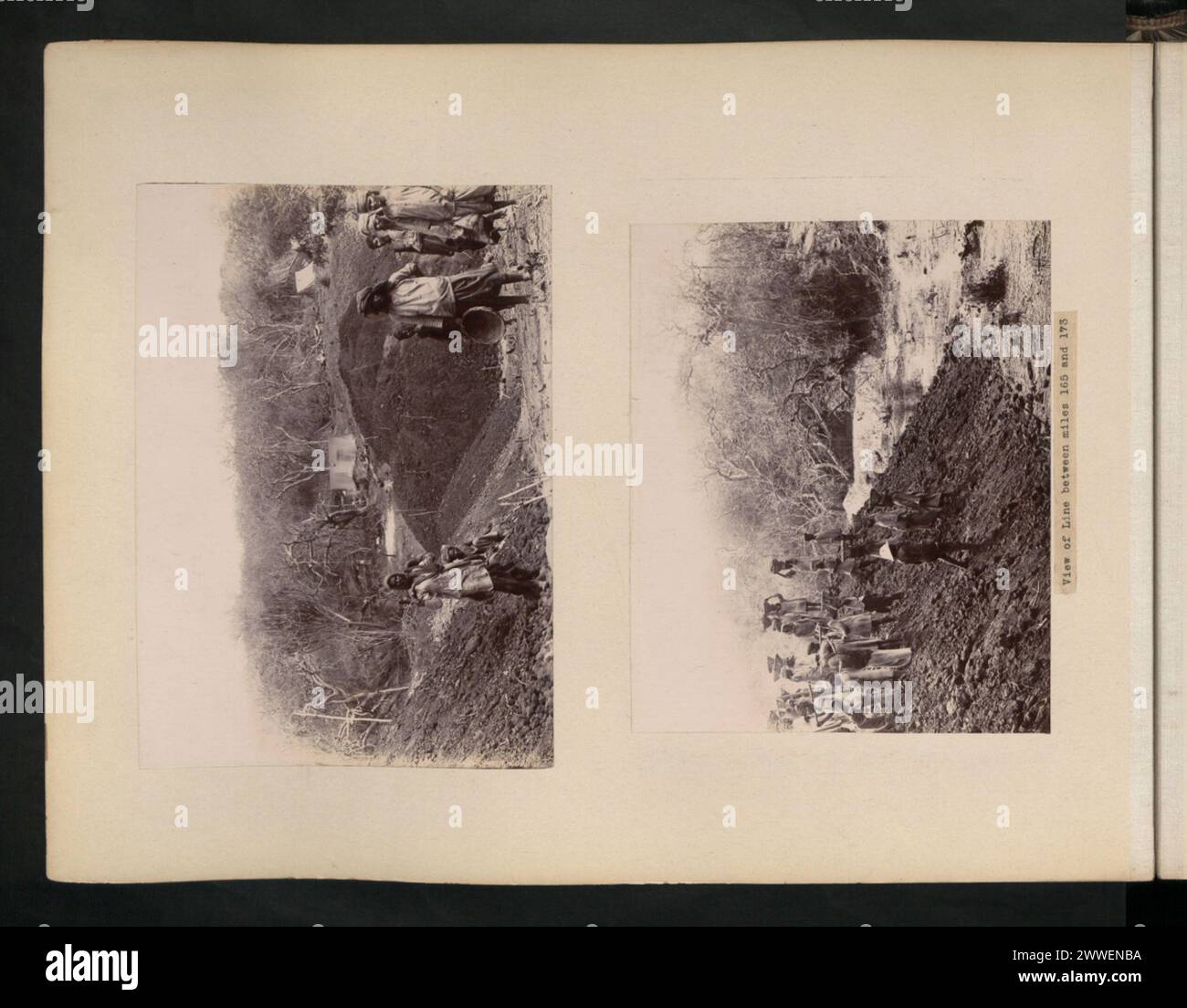 Description: View of line between miles 165 and 173 ugandarailway ...