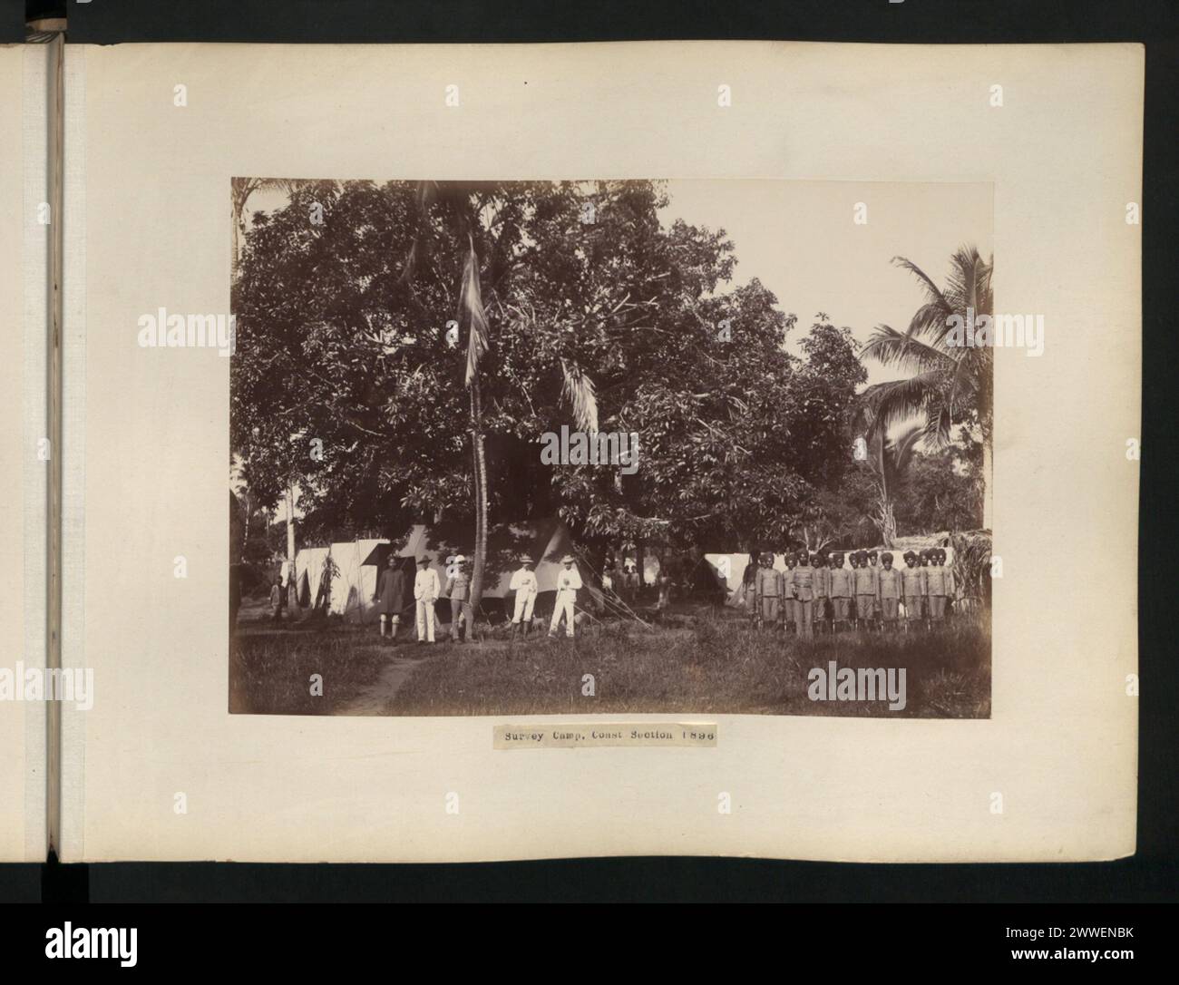 Description: Survey Camp, Coast Section 1896. Date: 1896 ugandarailway ...