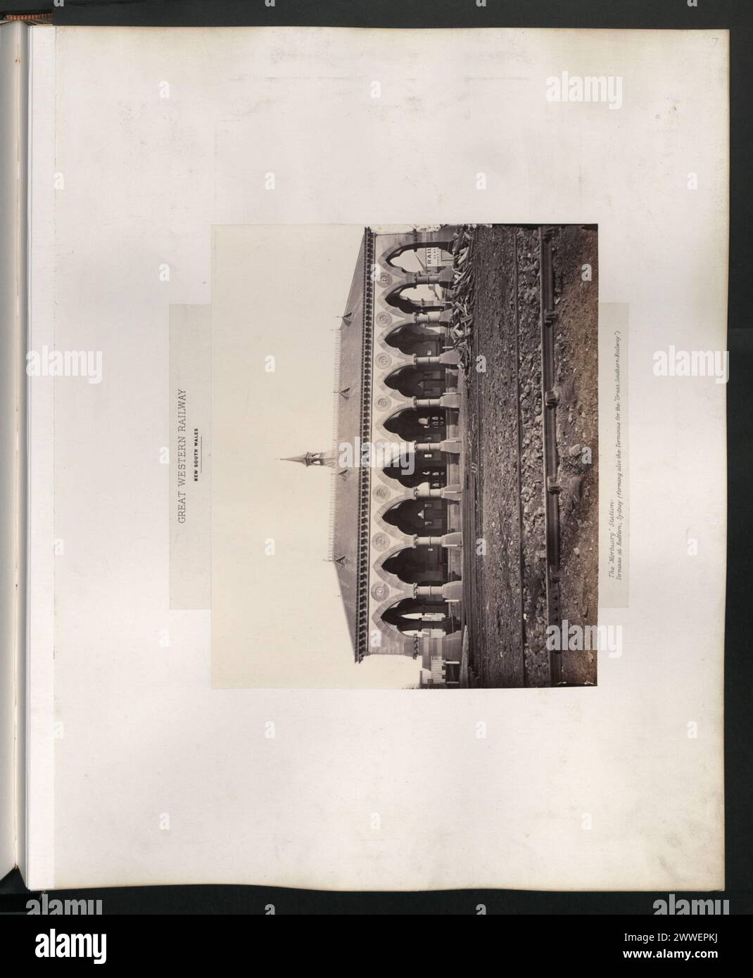 Description: Great Western Railway. New South Wales. The "Mortuary ...