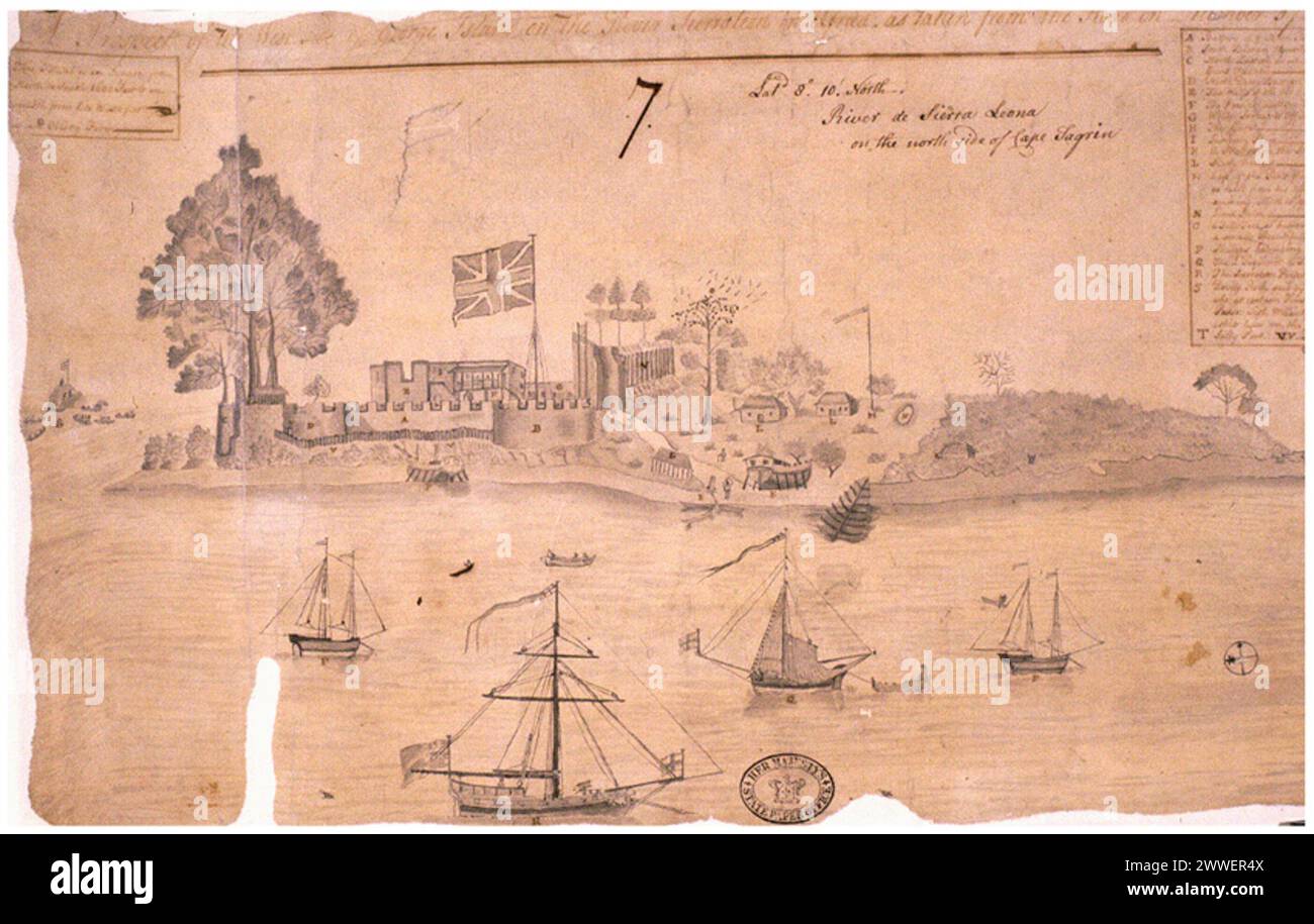 Sierra leone on map Cut Out Stock Images & Pictures - Alamy