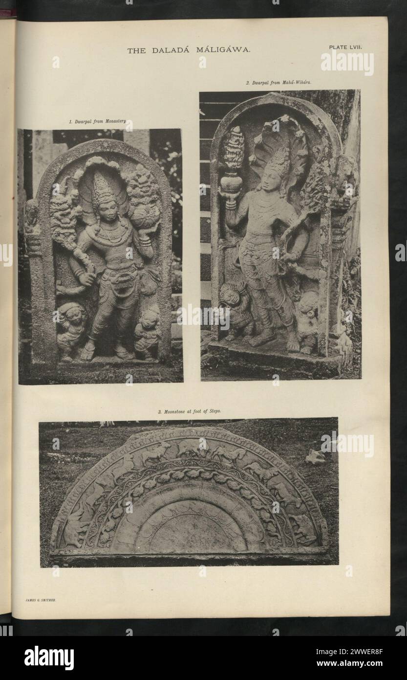Description: The Daladá Máligáwa. Dwarpal from Monastery. Dwarpal from ...