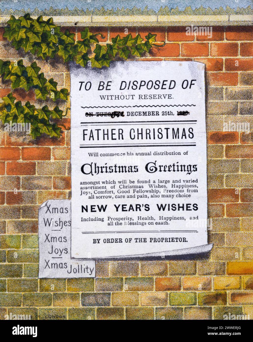 Christmas Greetings Description: Seasonal artwork from the copyright ...