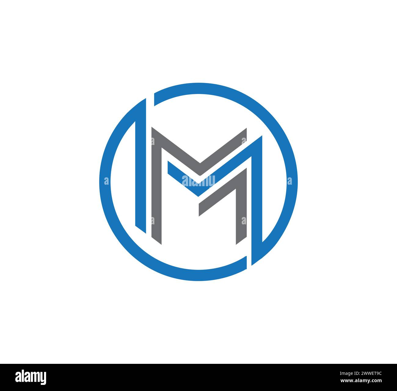 mm letter logo and m letter logo design vector Stock Vector Image & Art ...