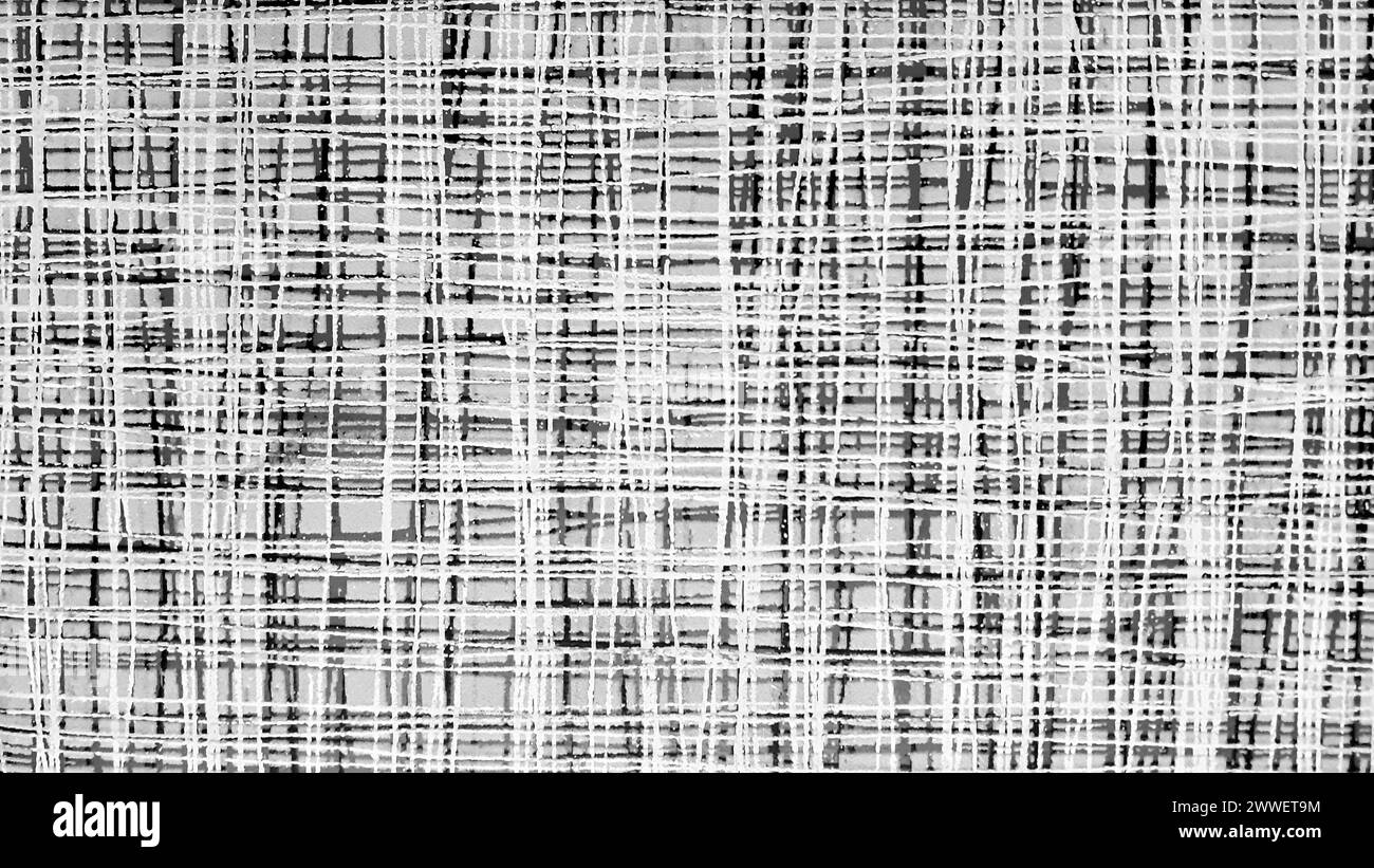 Black and white texture. Grid pattern Stock Photo - Alamy