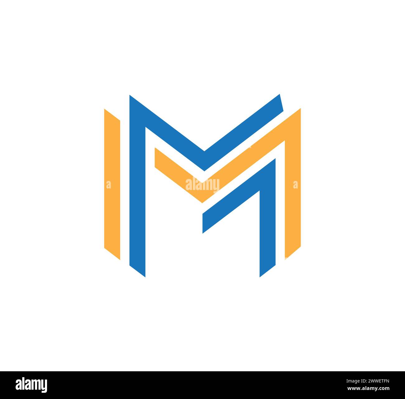 mm letter logo and m letter logo design vector Stock Vector Image & Art ...