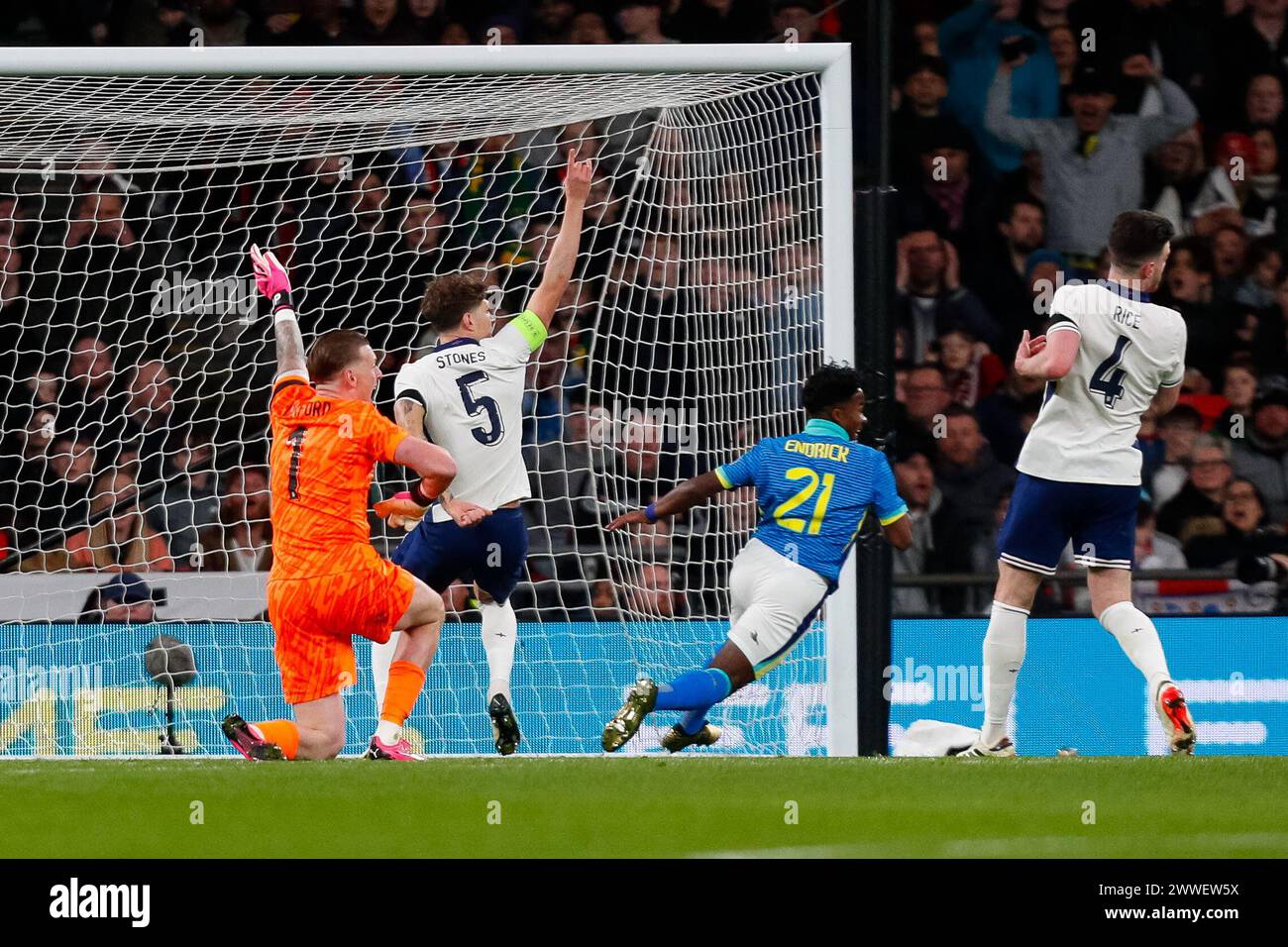 Wembley Stadium, London, UK. 23rd Mar, 2024. International Football ...