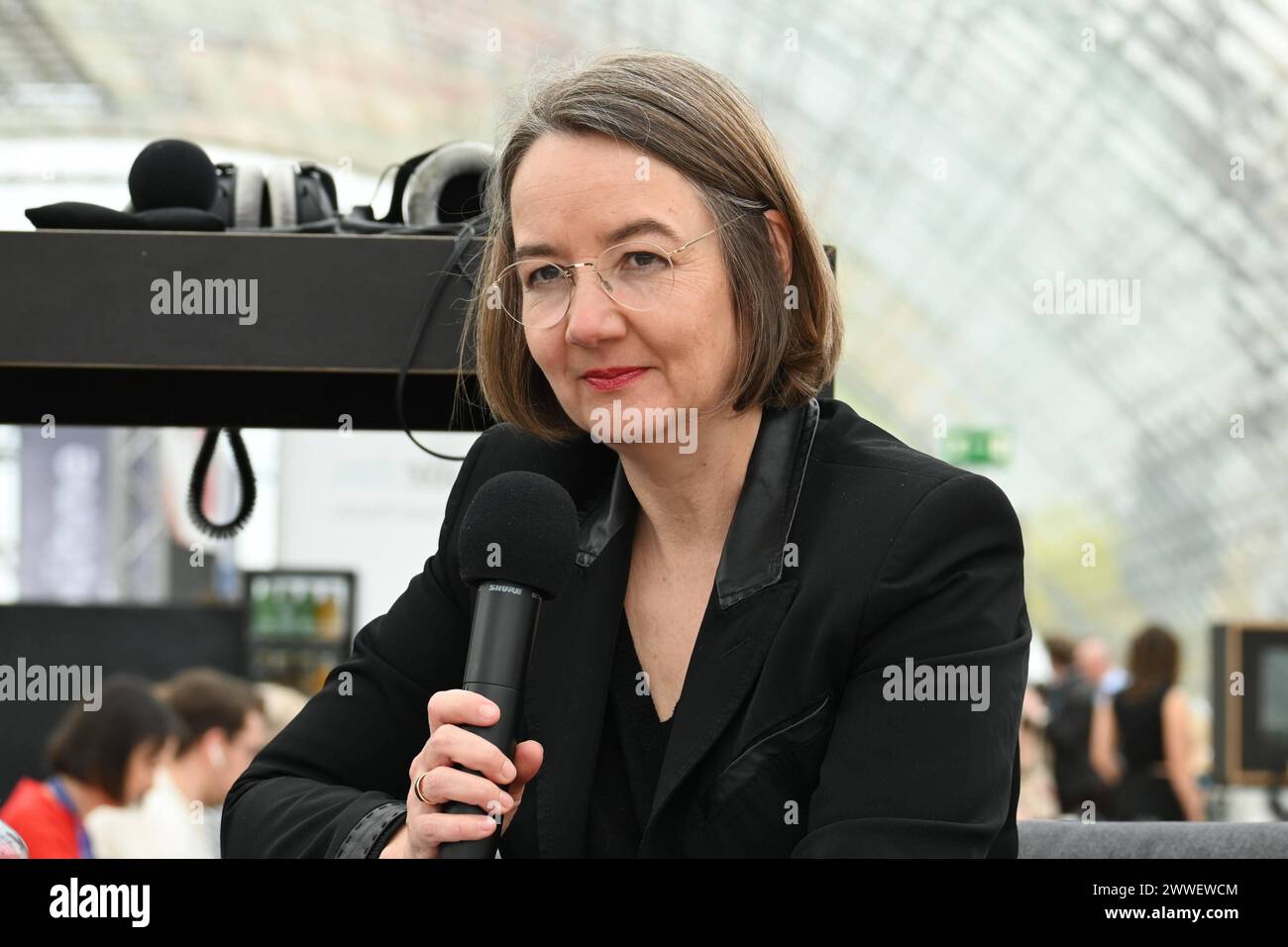 Leipziger Buchmesse 2024 auf der Messe in Leipzig. Foto: Elke Buhr vom ...